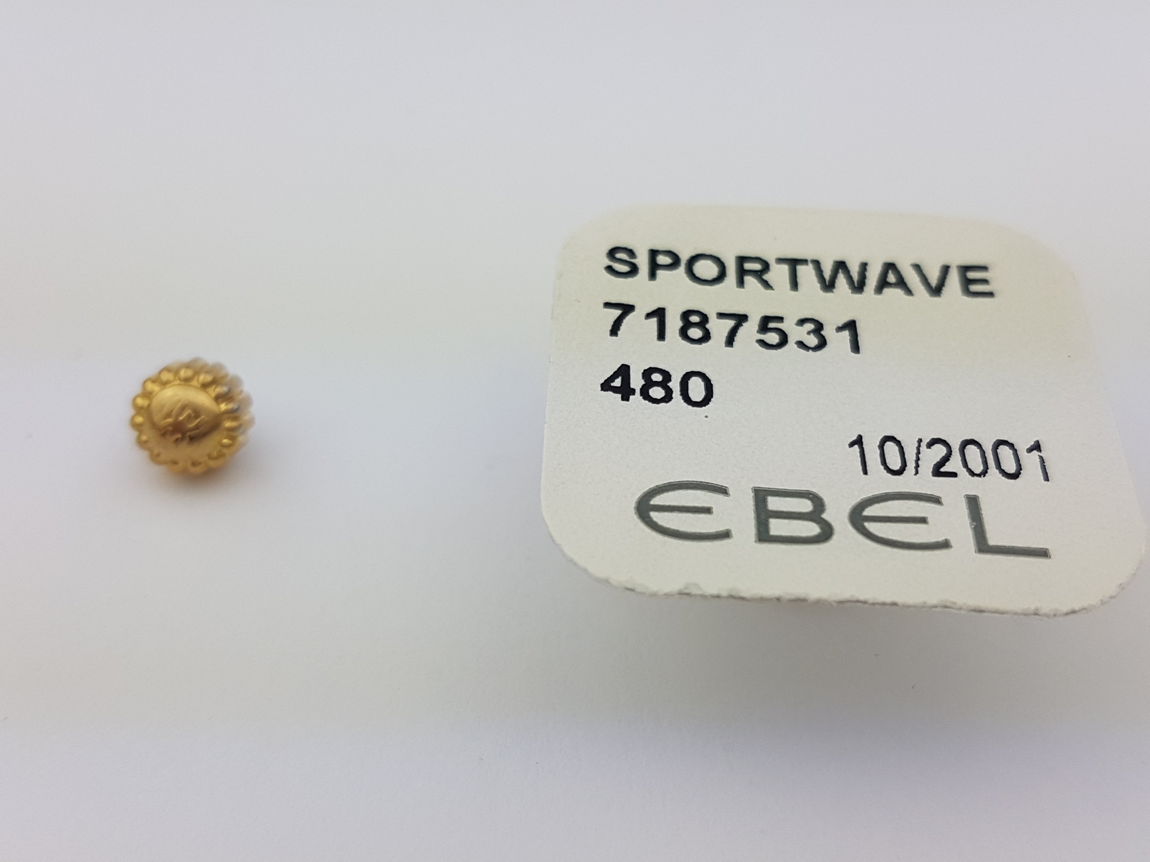 Ebel SPORTWAVE gold plated Crown 480 7187531 – adn-horology